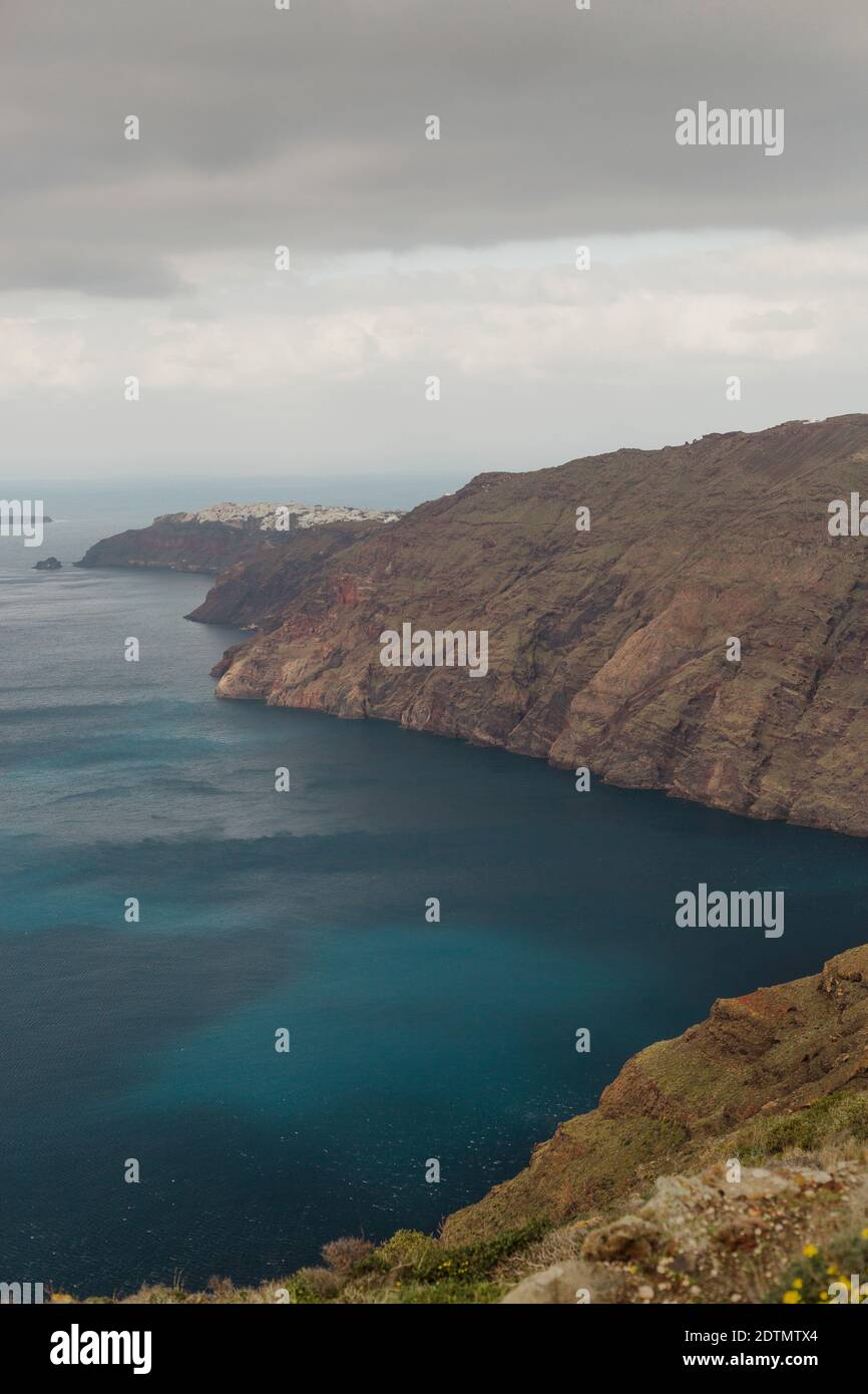 Landscape in Santorini, Greece Stock Photo - Alamy