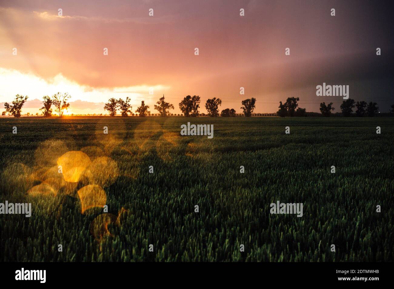 Weather after a thunderstorm Stock Photo - Alamy