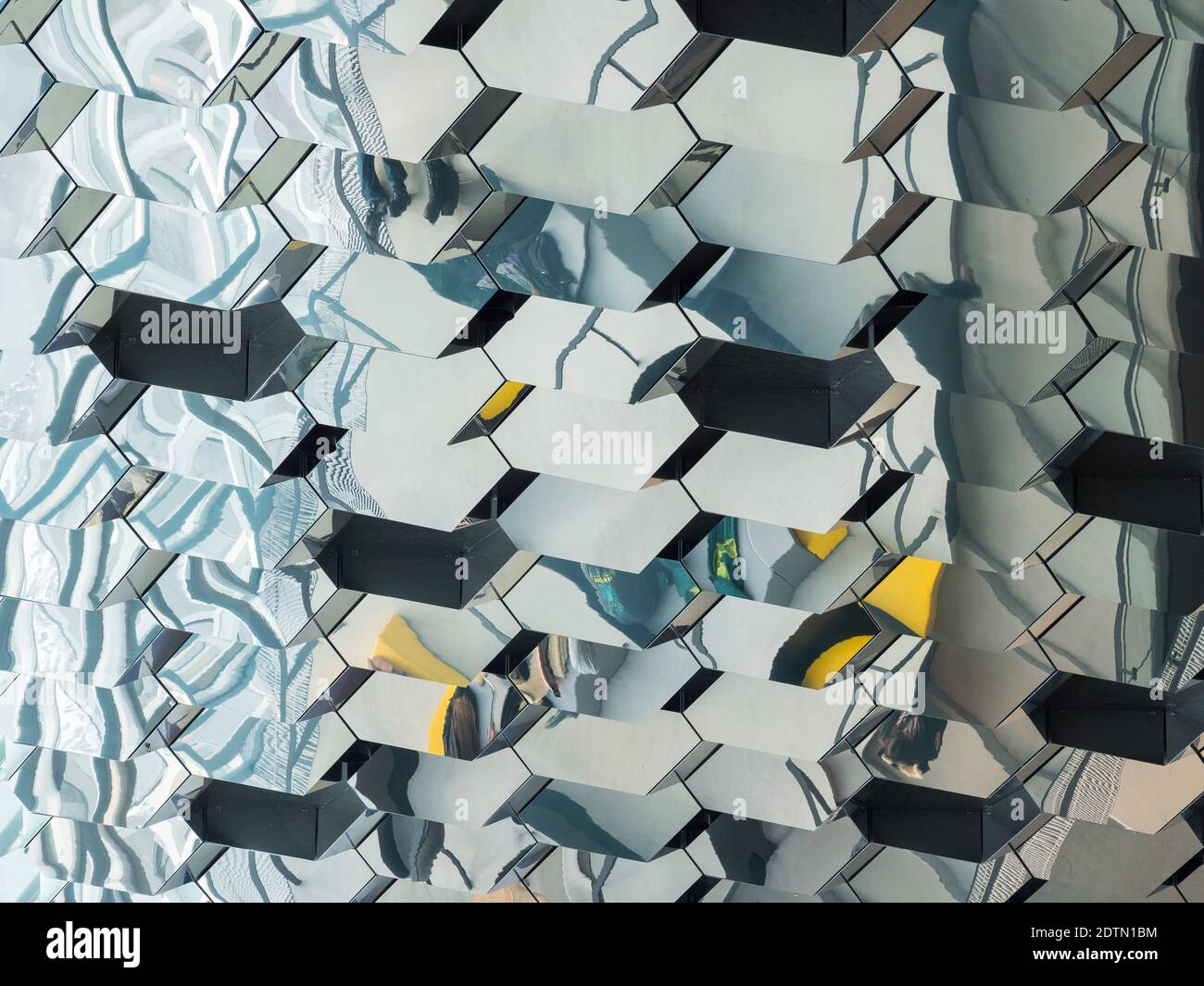 Harpa, the new concert hall. Reykjavik, the capital of Iceland during ...