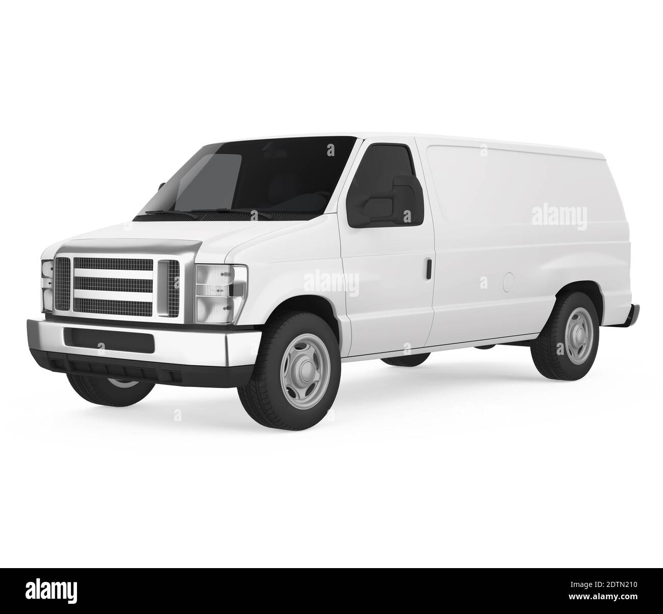 Delivery Van Isolated Stock Photo - Alamy