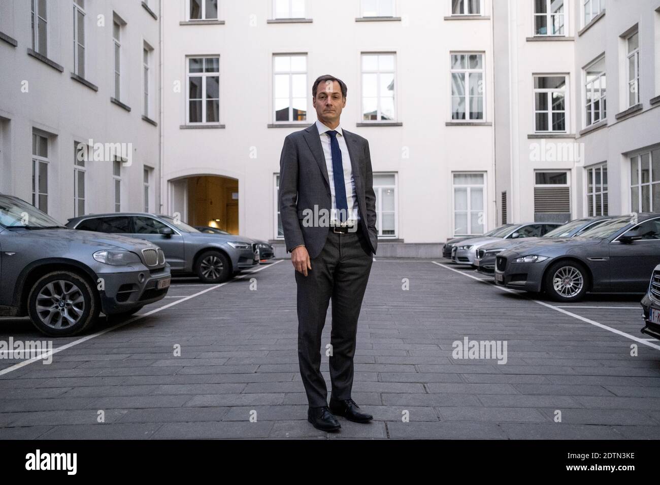 Portrait of Alexander De Croo, Prime Minister of the Kingdom of Belgium ...