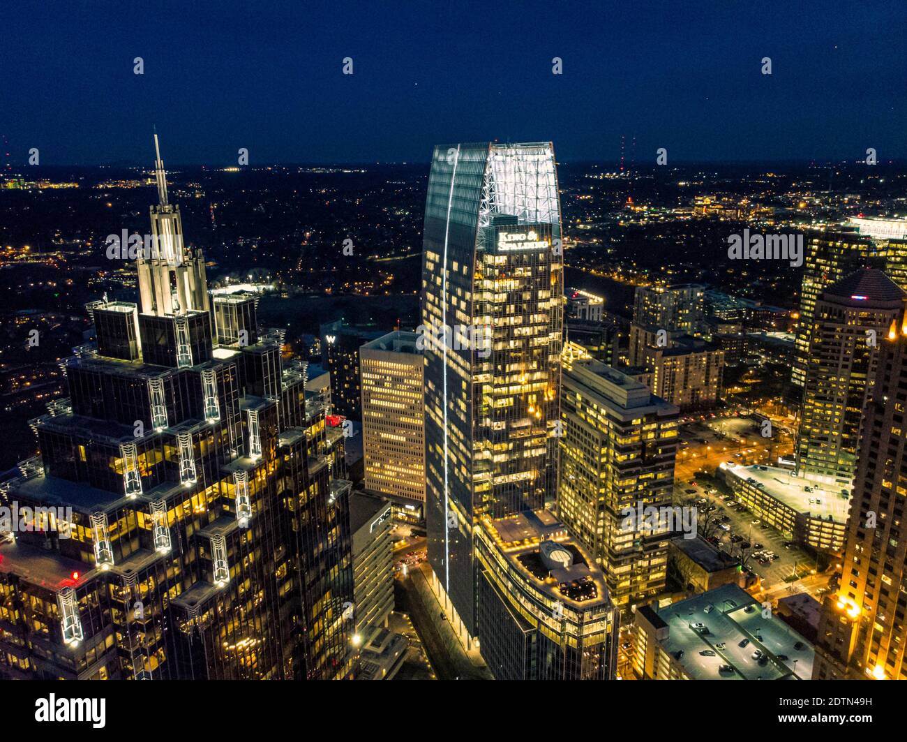 Aerial view Skyline of downtown Atlanta, Georgia, USA Stock Photo - Alamy