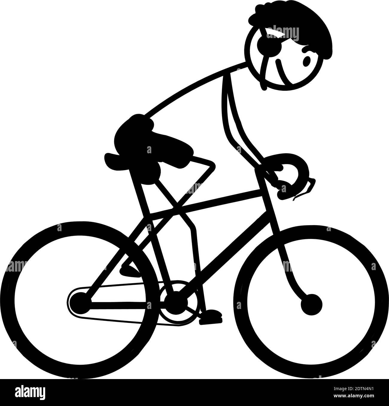 Cyklist Stock Vector Images - Alamy