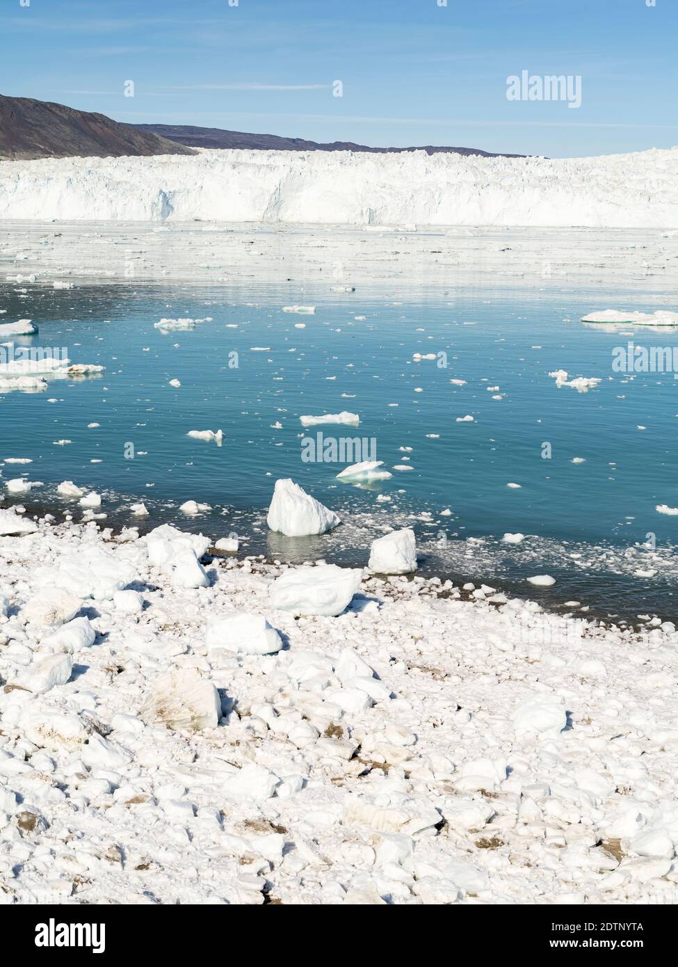 Eqip Glacier (Eqip Sermia or Eqi Glacier) in Greenland. Polar Regions ...