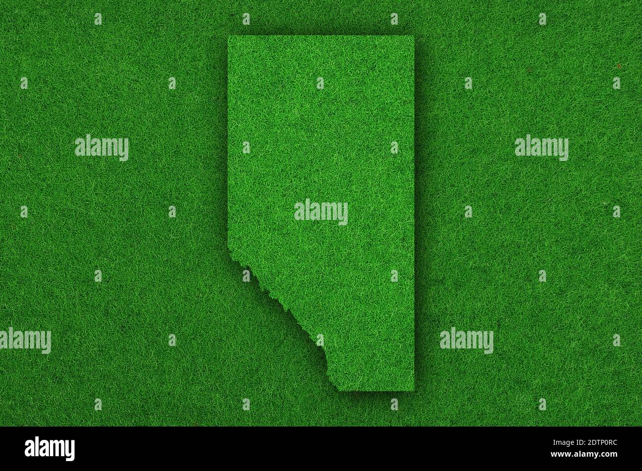 Alberta map canada green hi-res stock photography and images - Alamy
