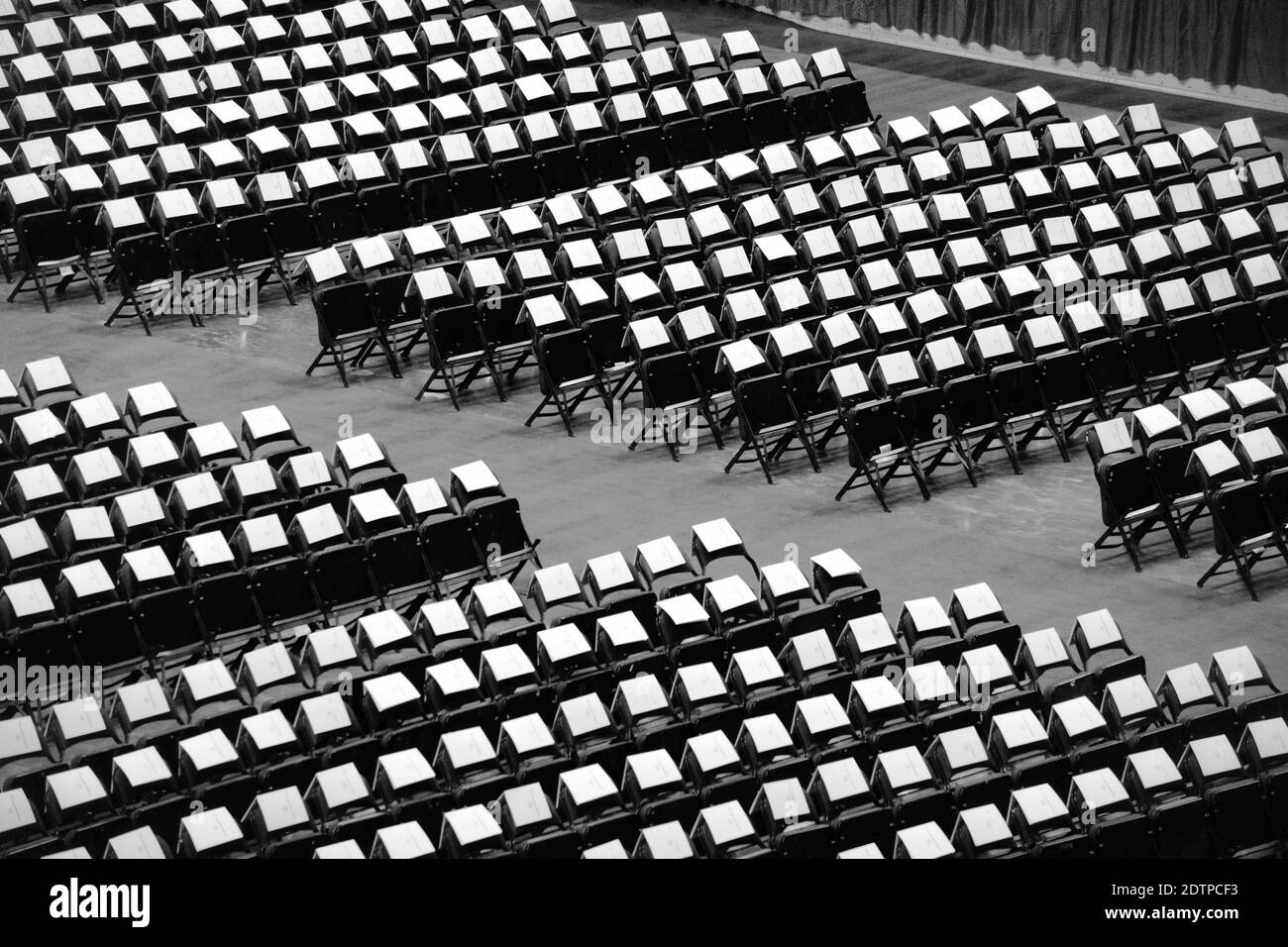 Group of people graduation ceremony Black and White Stock Photos ...