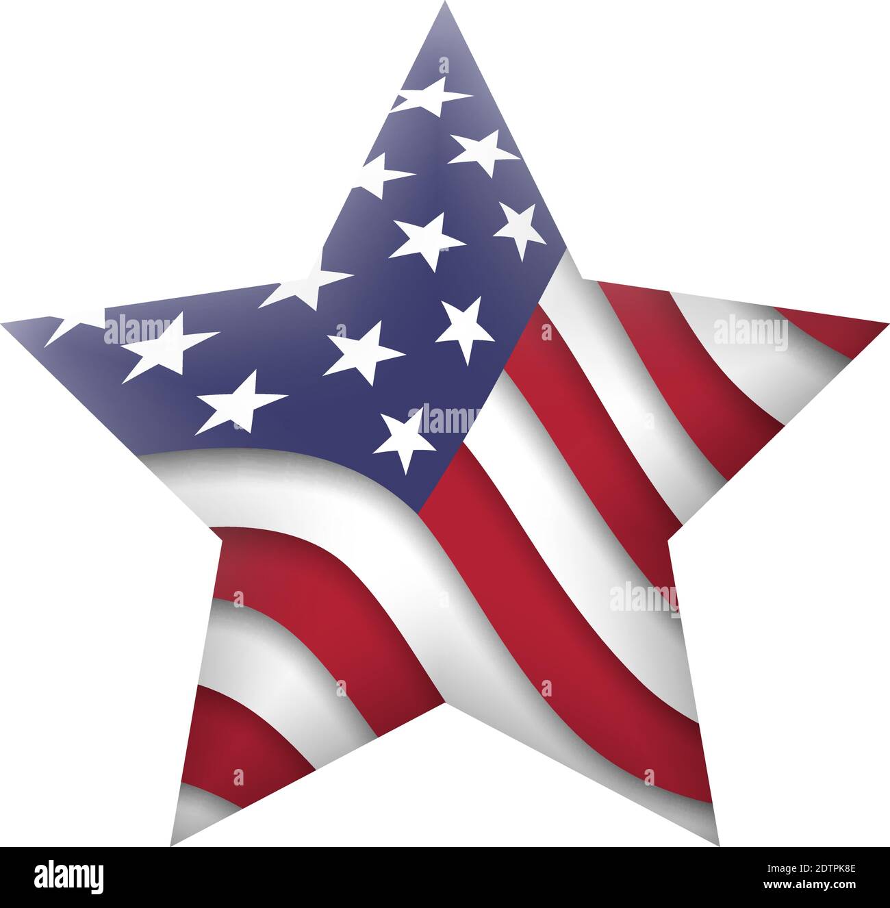 Usa American Flag Symbol American Flag Vector Hi Res Stock Photography