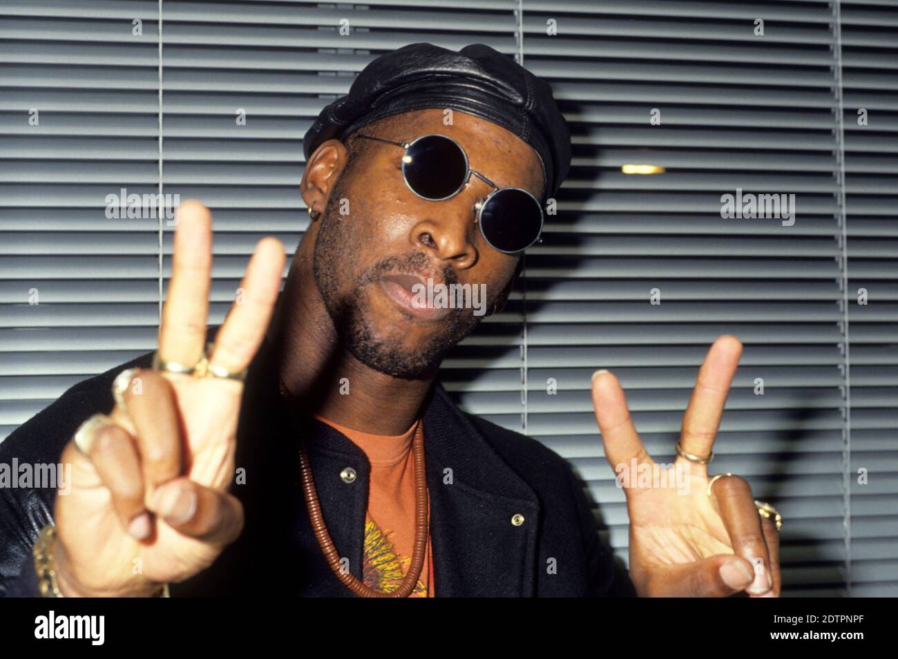 Steve Vincent from The Adventures of Stevie V at a press conference ...