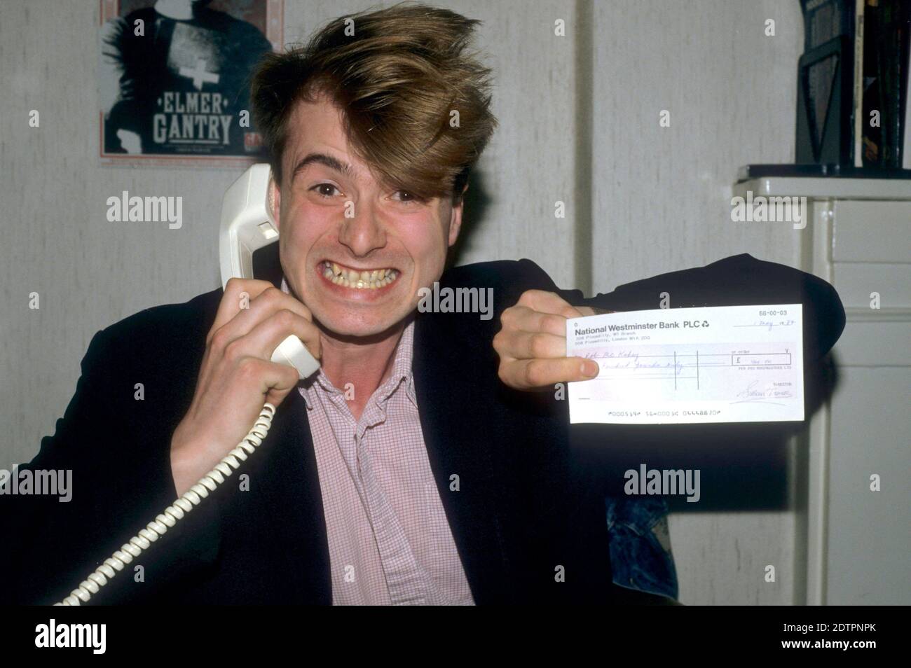 Chris Salmon von Stump at a press conference in the office of their ...