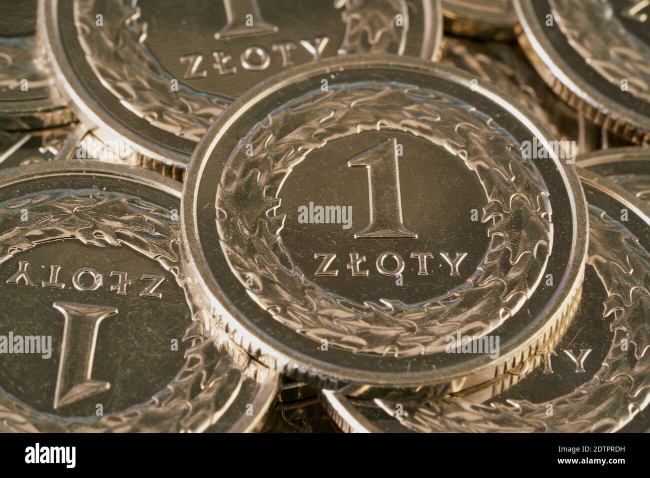 One zloty coin hi-res stock photography and images - Alamy