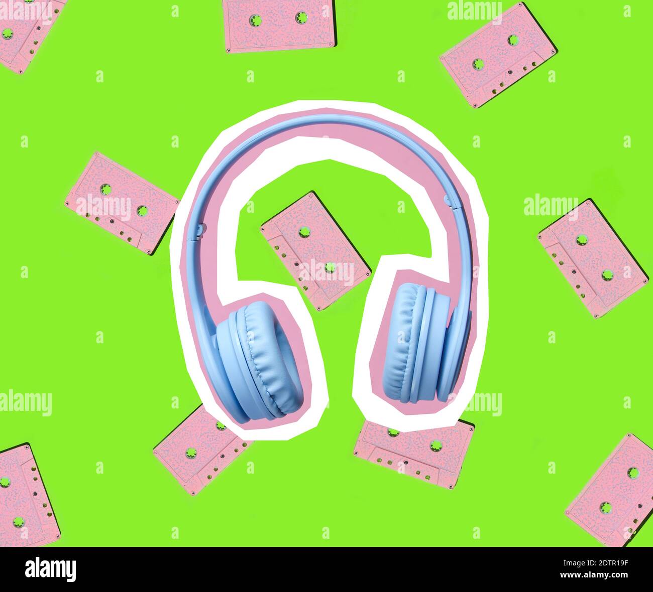 80s music collage hi-res stock photography and images - Alamy
