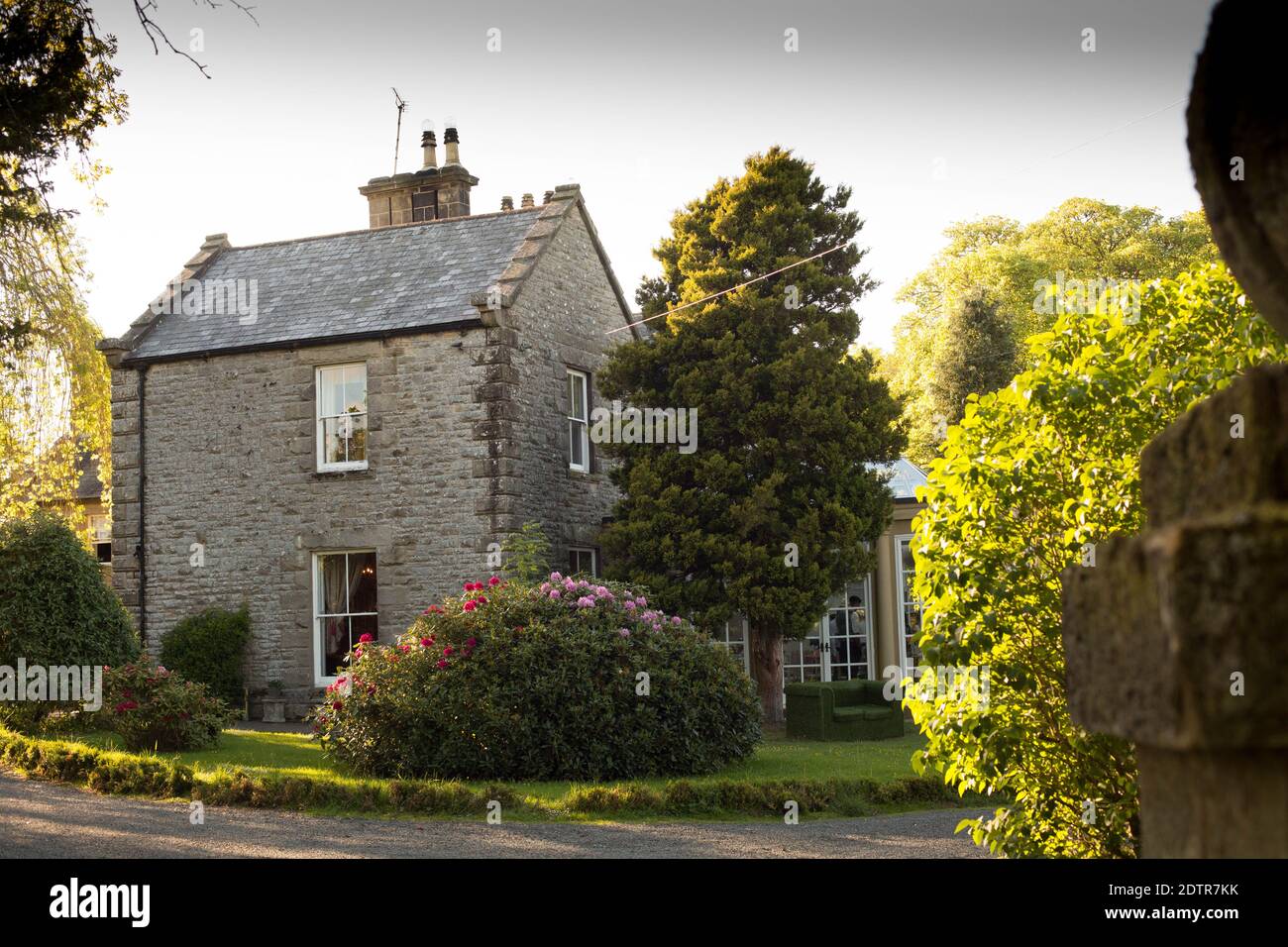 Woodhill Hall Otterburn Northumberland Stock Photo - Alamy