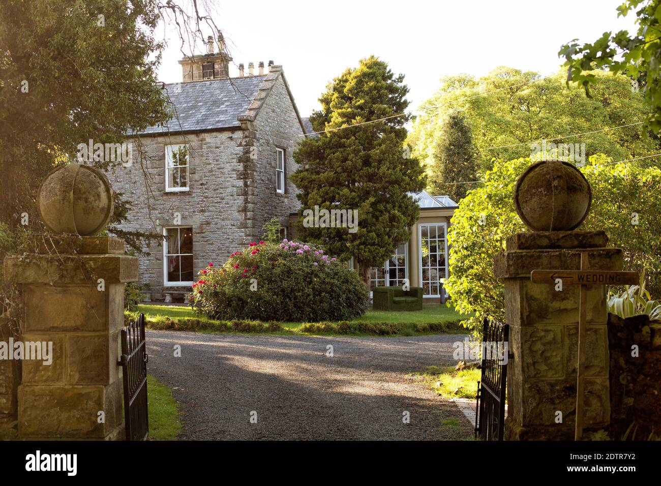 Woodhill Hall Otterburn Northumberland Stock Photo - Alamy