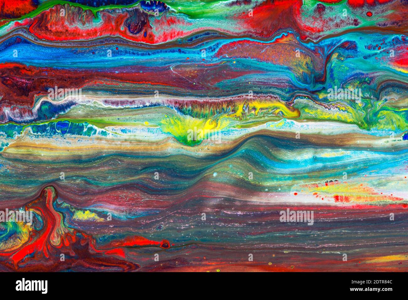 An abstract background with colorful paint patterns and beautiful ...