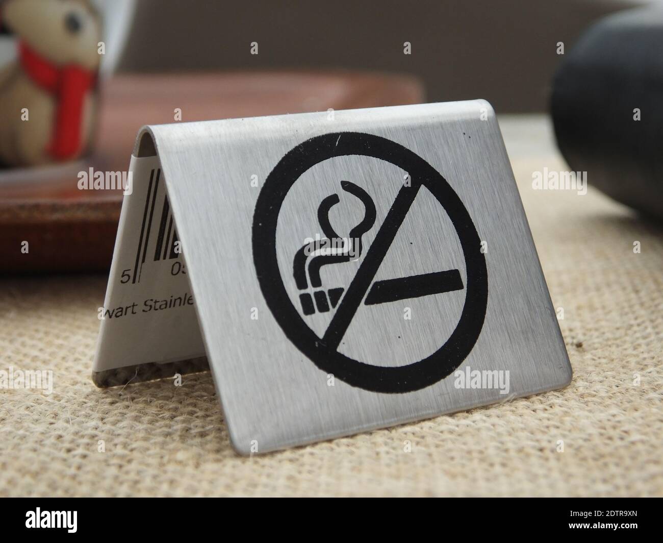 No Smoking Sign Table High Resolution Stock Photography and Images - Alamy