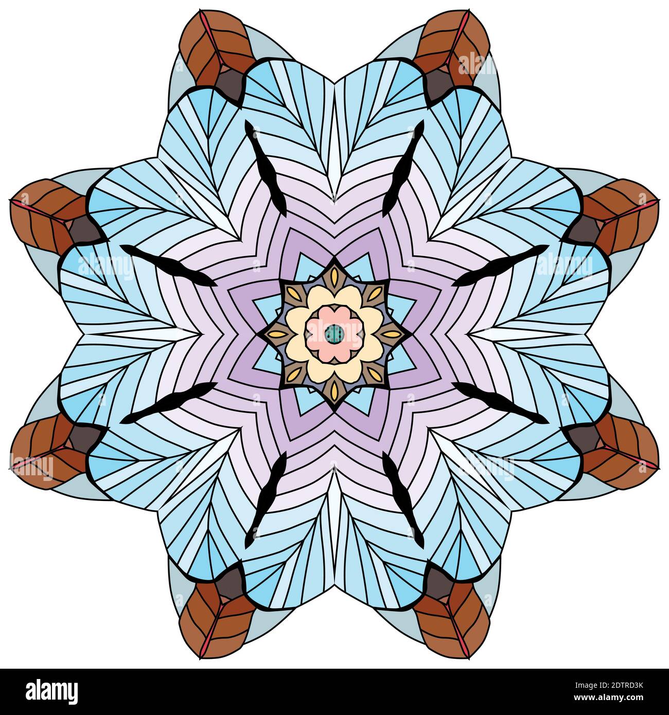 Geometric ottoman patterns Cut Out Stock Images & Pictures - Alamy