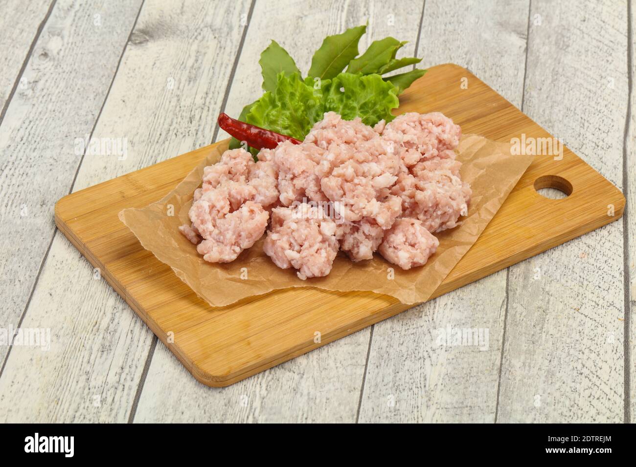 Homemade pork minced meat ready for cooking Stock Photo - Alamy
