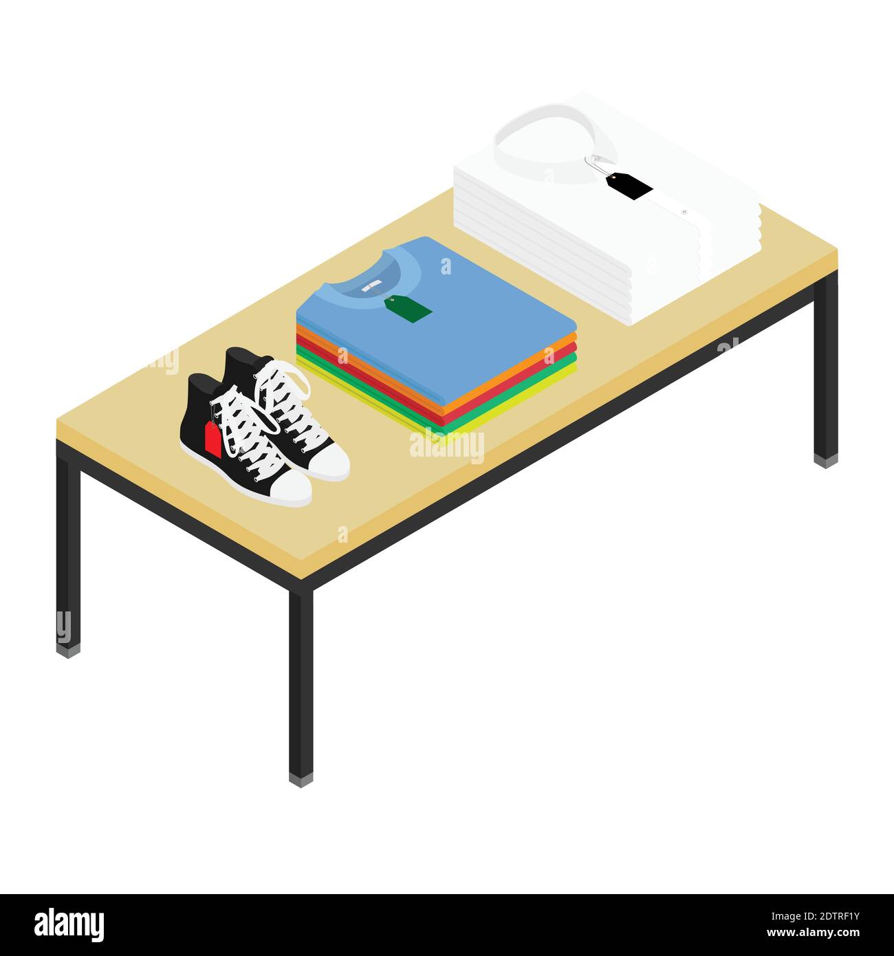 Garments rack Cut Out Stock Images & Pictures - Alamy