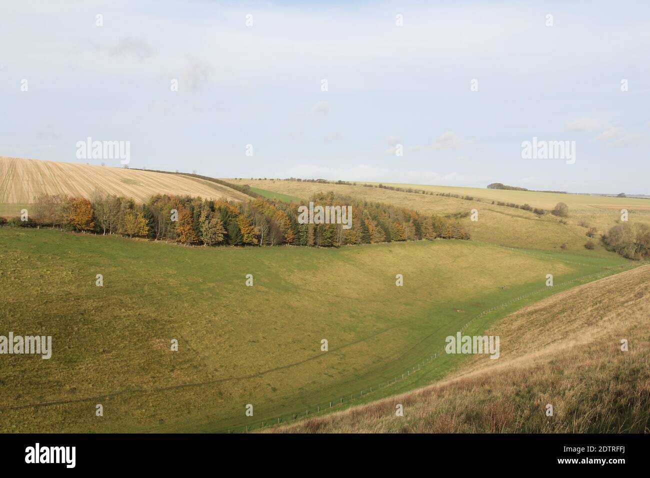 Huggate fields - Yorkshire Wolds Stock Photo - Alamy