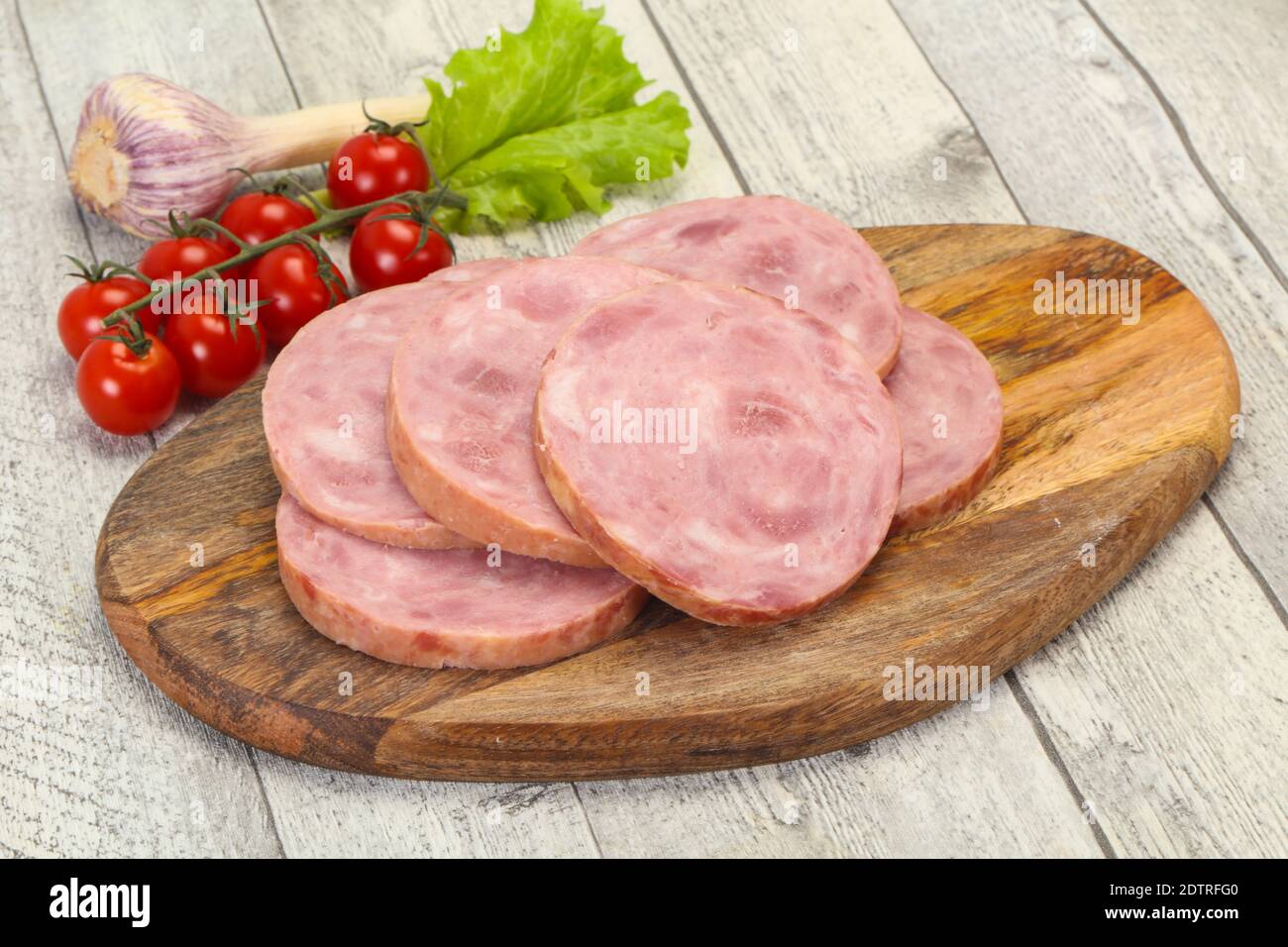 Natural ham made from pork meat Stock Photo - Alamy