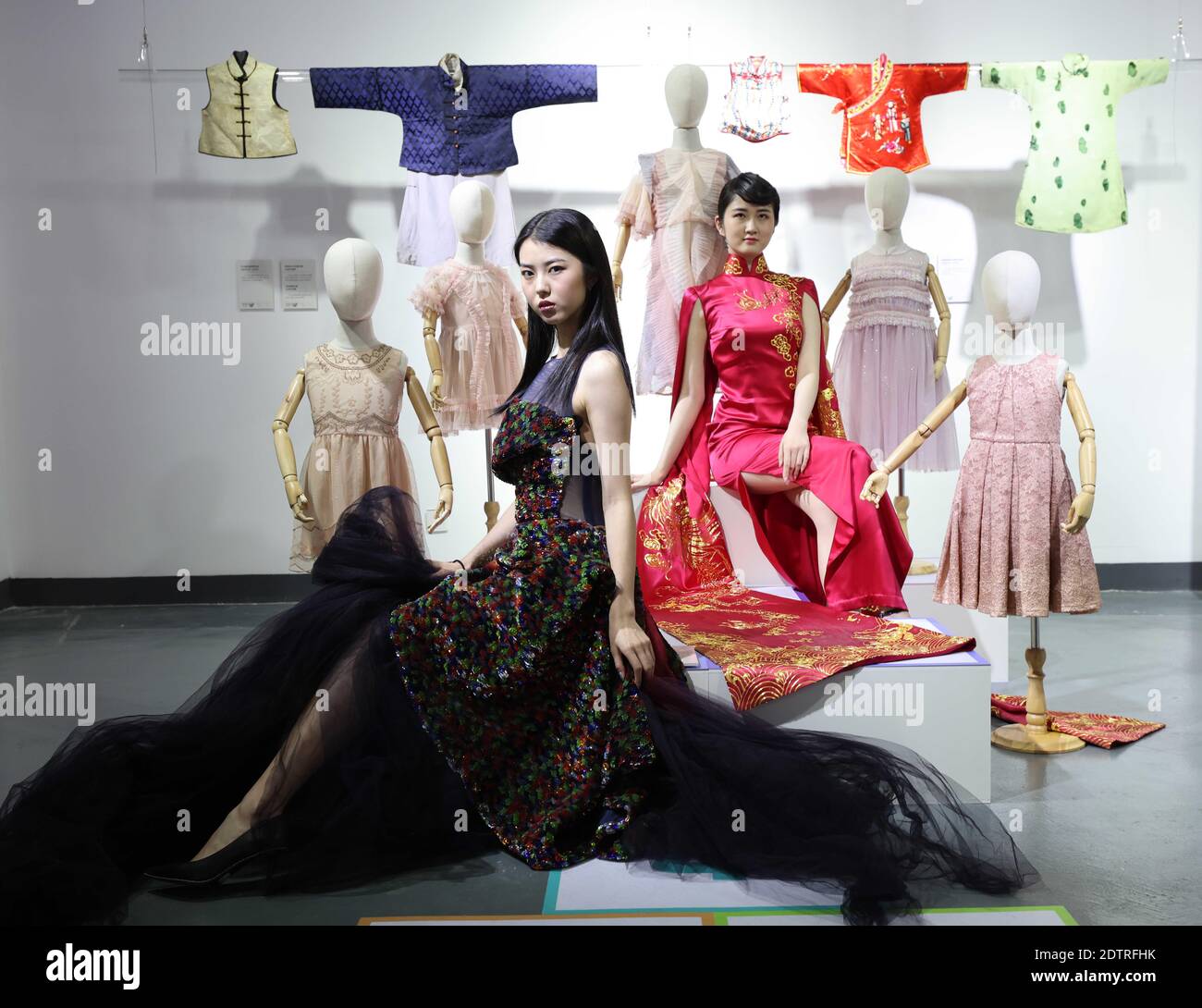 Shanghai. 22nd Dec, 2020. Models present creations of Shanghai fashion ...