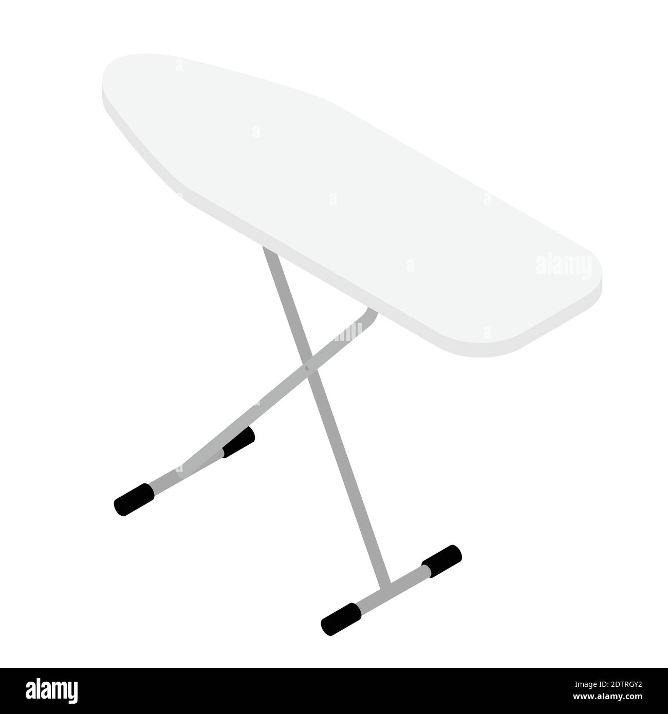Ironing board isolated on Black and White Stock Photos & Images - Alamy