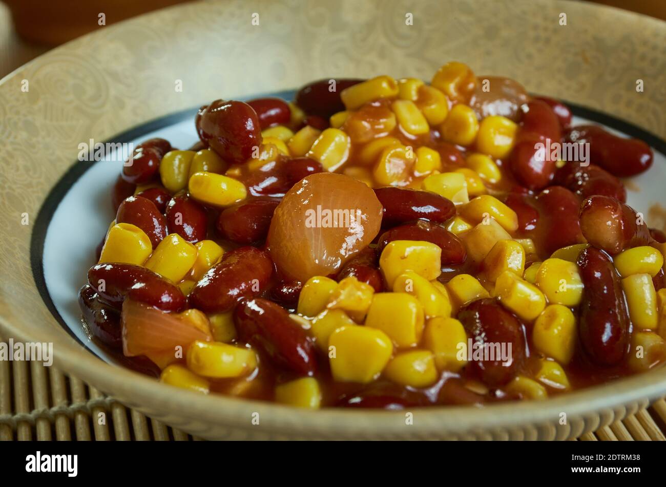 Corn Chaff Adalu, corn and beans porridge enjoyed throughout West ...