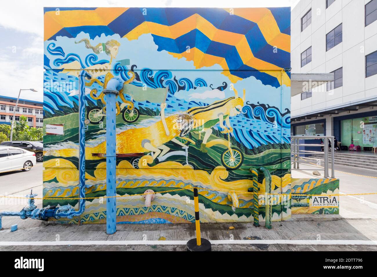 Street mural in Iloilo City, Philippines Stock Photo - Alamy