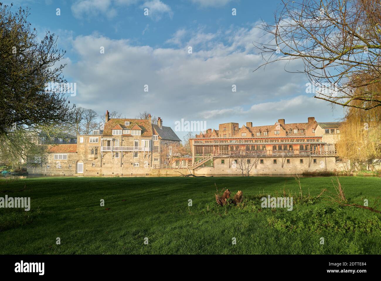 Darwin college, university of Cambridge, England, as seen from ...