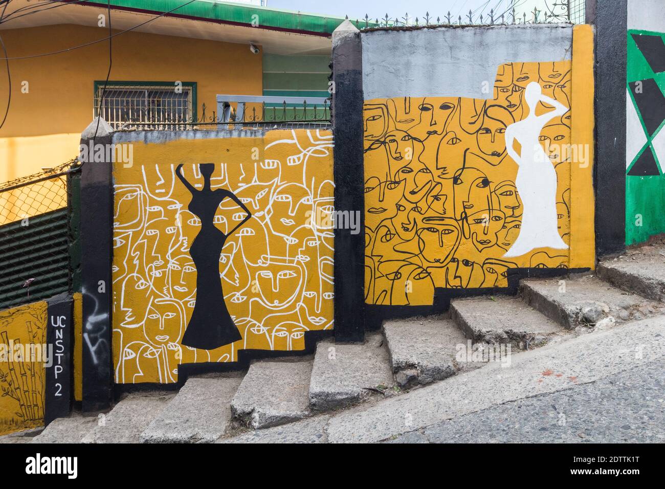 Wall art in Baguio City, Philippines Stock Photo - Alamy