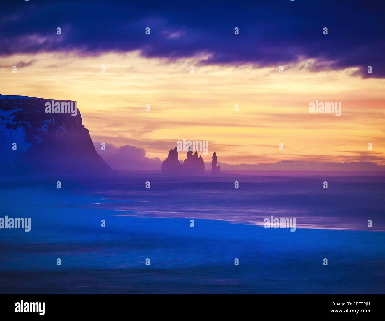 trolls beach in iceland Stock Photo - Alamy
