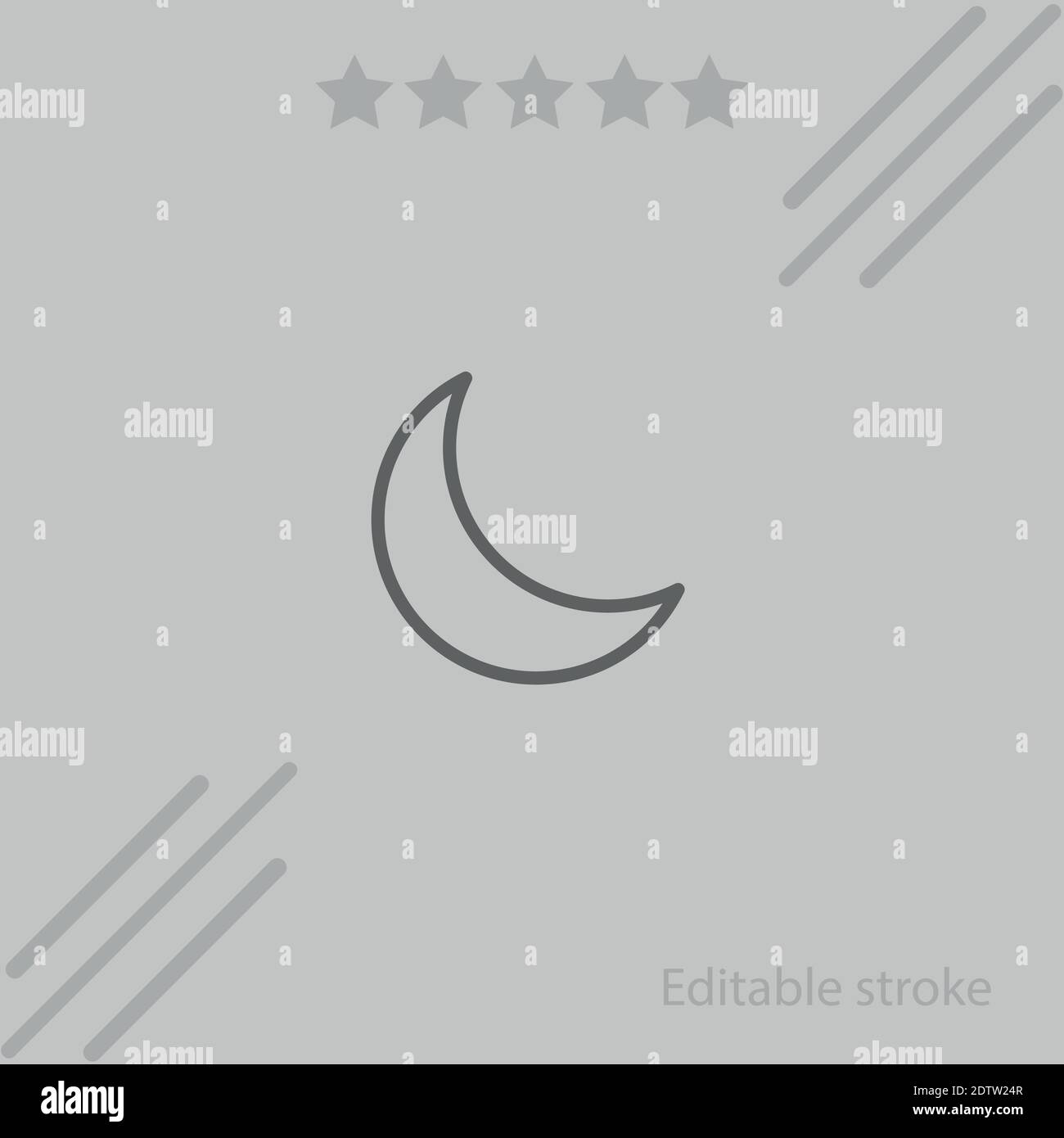 Flat Crescent Stock Vector Images - Alamy