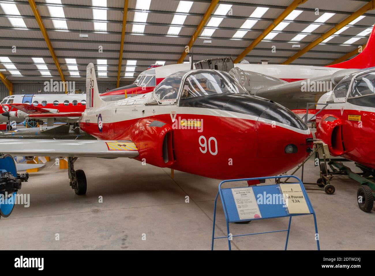 A Hunting Percival (BAC) Jet Provost T.3A (XM383) basic jet trainer ...