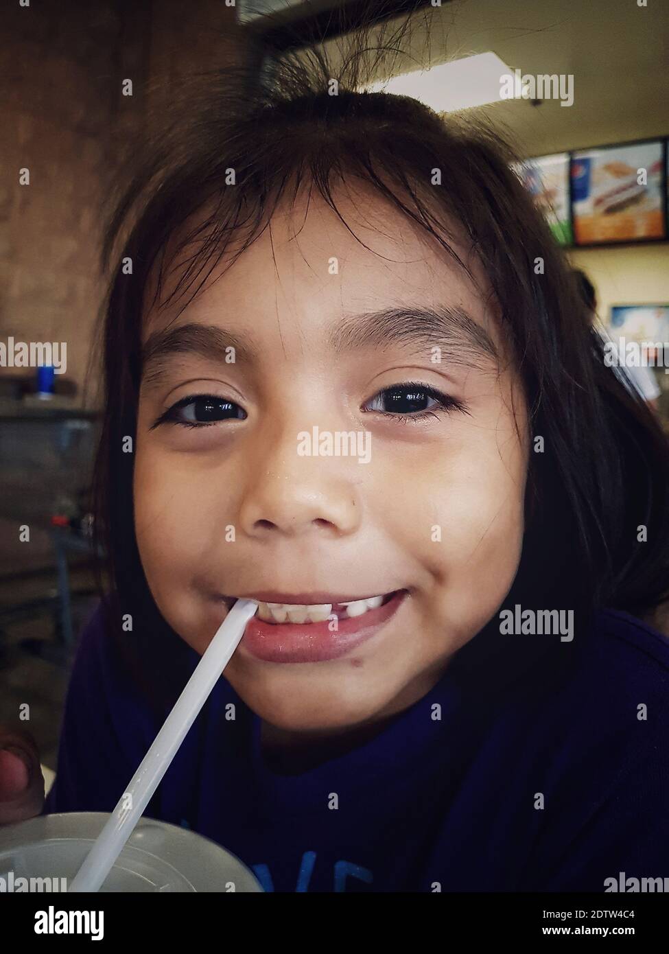 Close up mouth drinking straw hi-res stock photography and images - Alamy