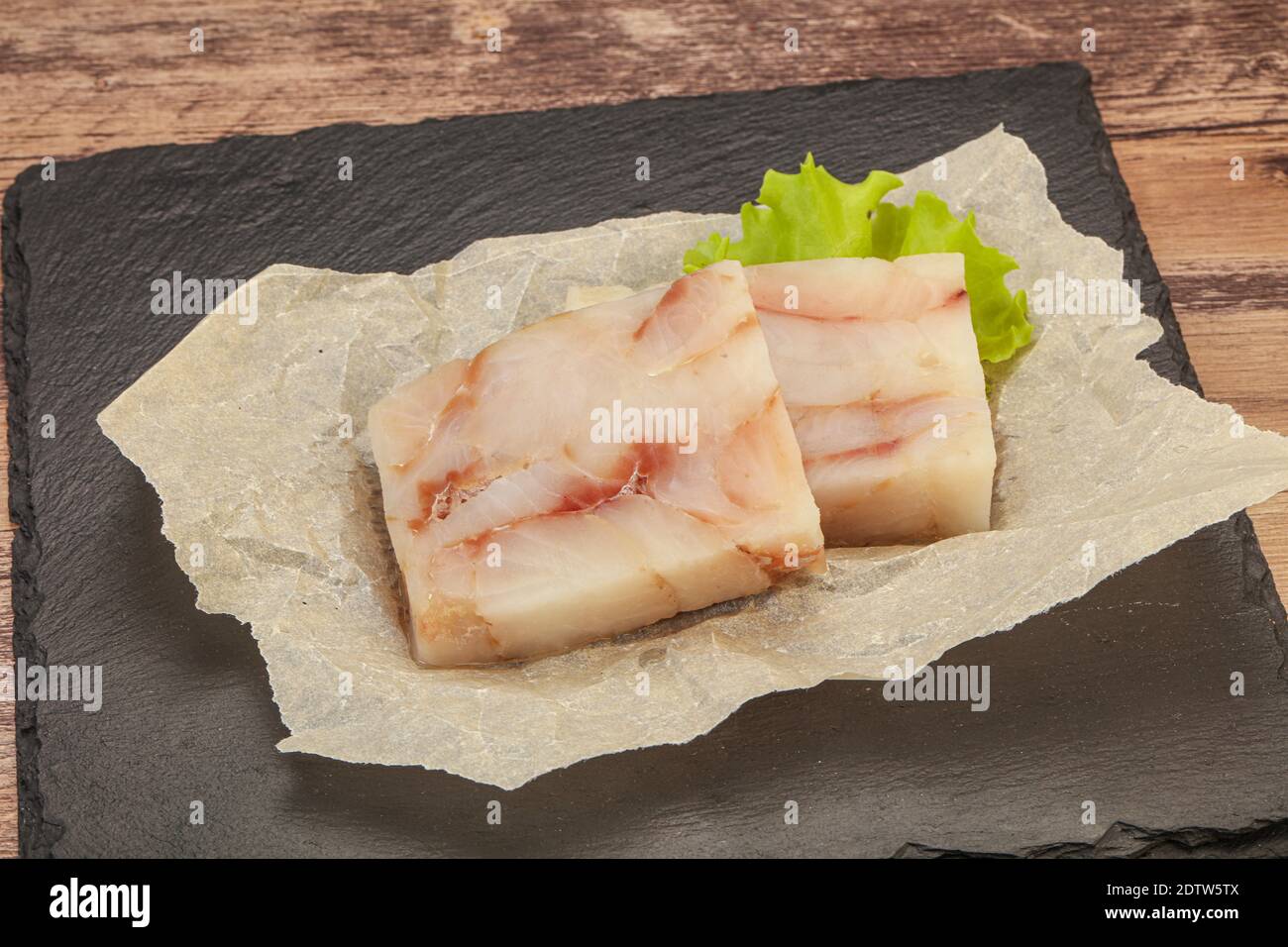 Raw dietary pollock fish fillet for cooking Stock Photo - Alamy