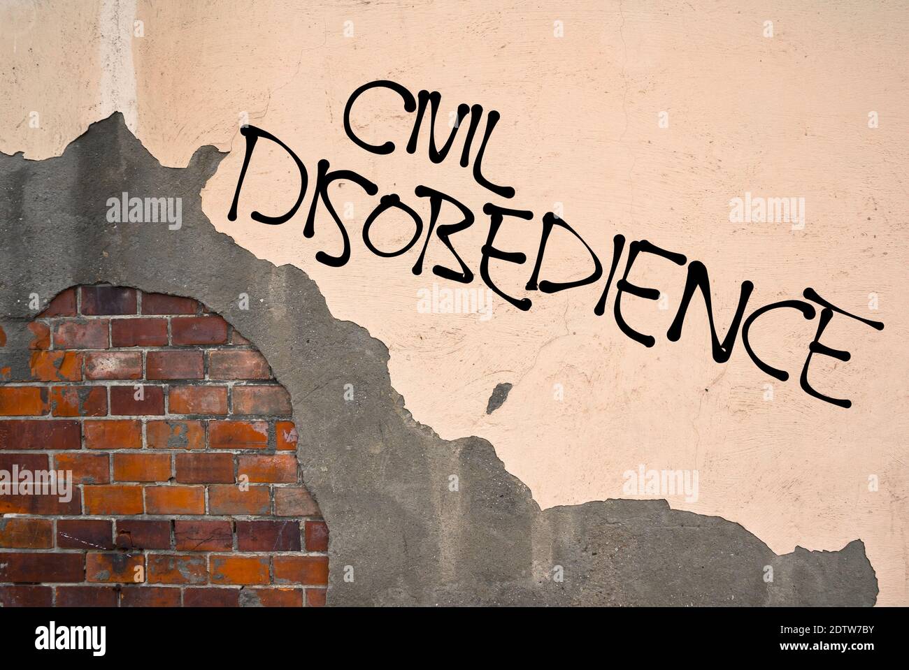 Nonviolent civil disobedience movement hi-res stock photography and ...