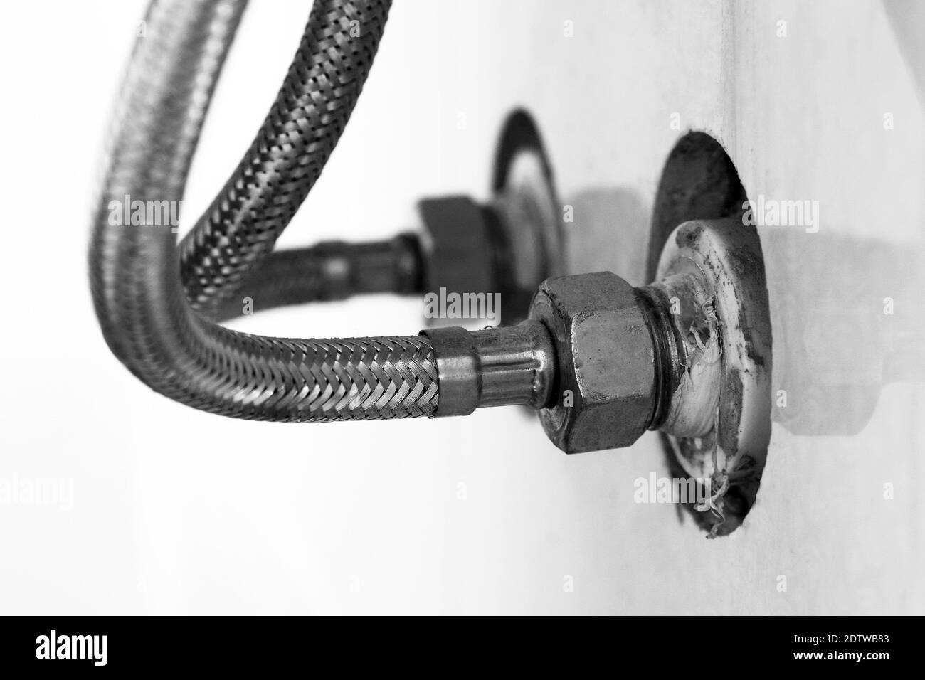 Electricity pipes Black and White Stock Photos & Images - Alamy