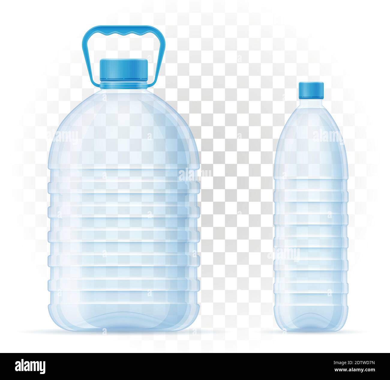 Plastic Water Bottle Vector