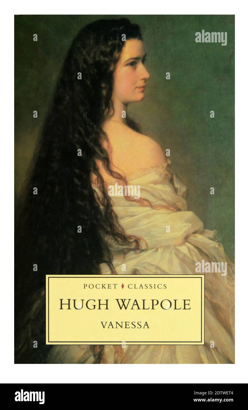 Book cover "Vanessa" by Hugh Walpole Stock Photo - Alamy