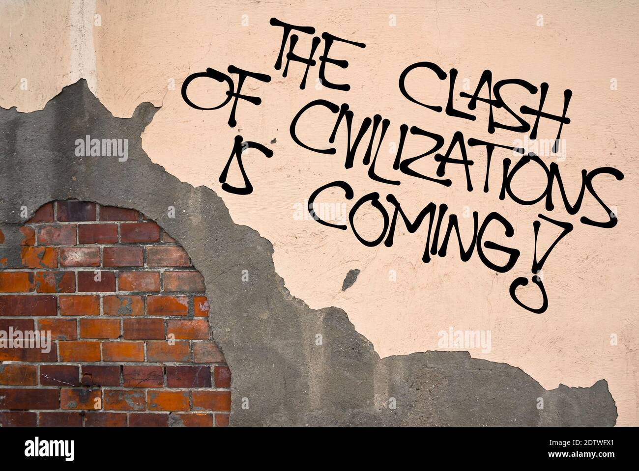 Clash text hi-res stock photography and images - Alamy