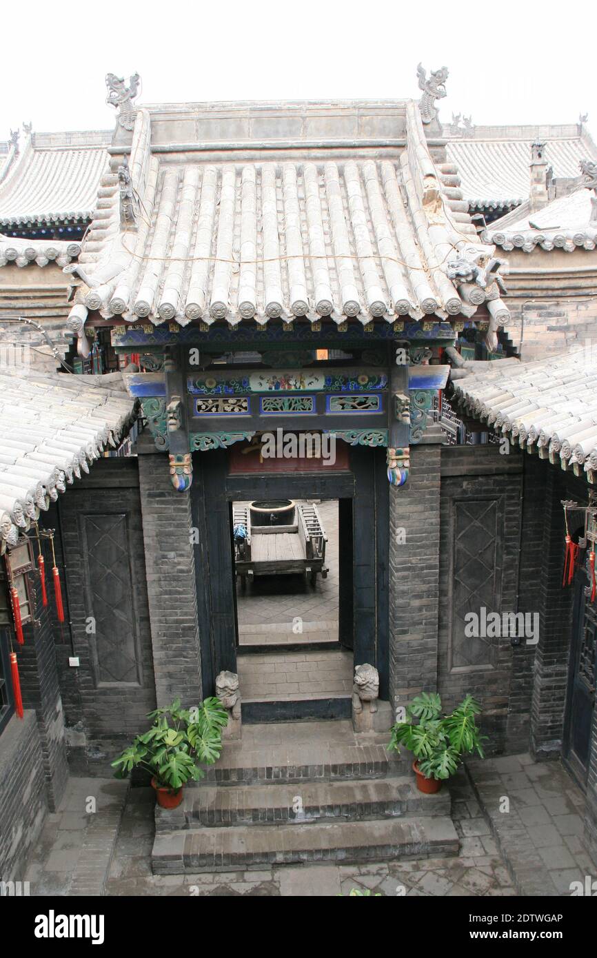 ancient mansion in pingyao (china Stock Photo - Alamy