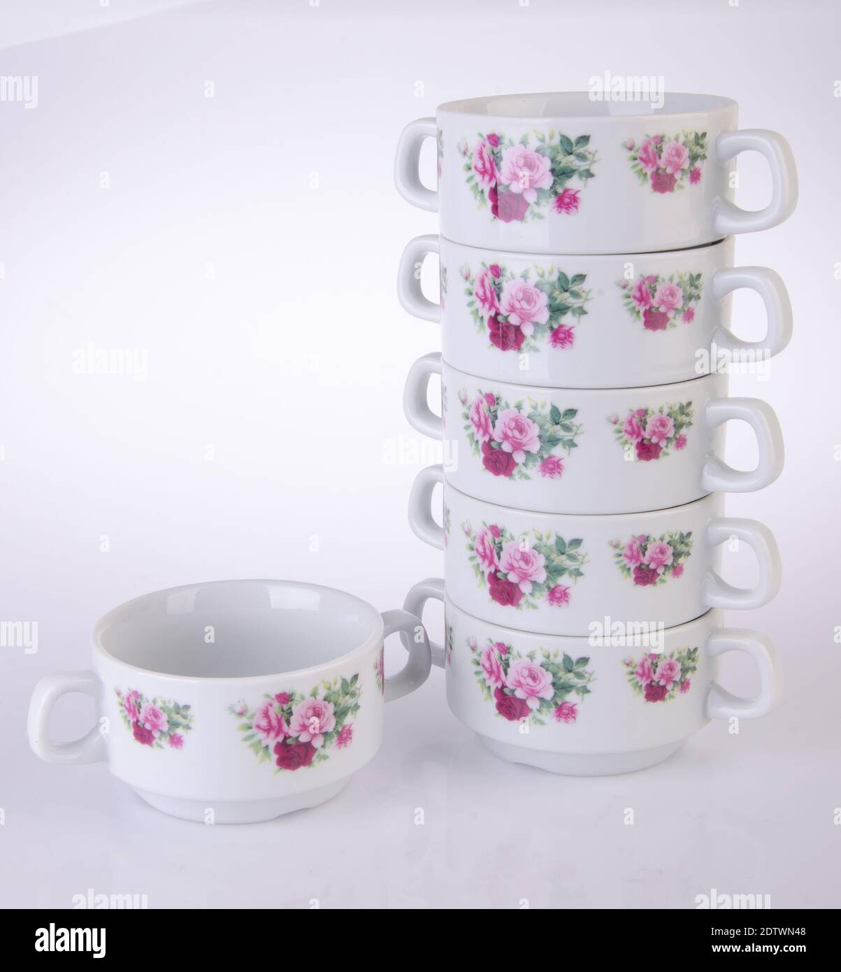 Stacked tea cups hi-res stock photography and images - Alamy