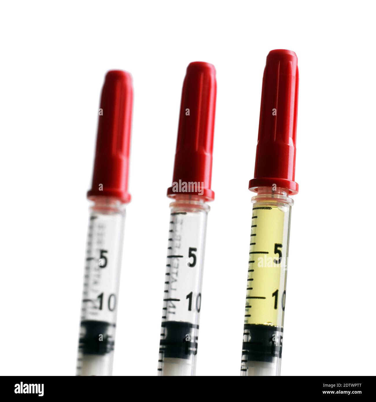 Number syringes Cut Out Stock Images & Pictures - Alamy