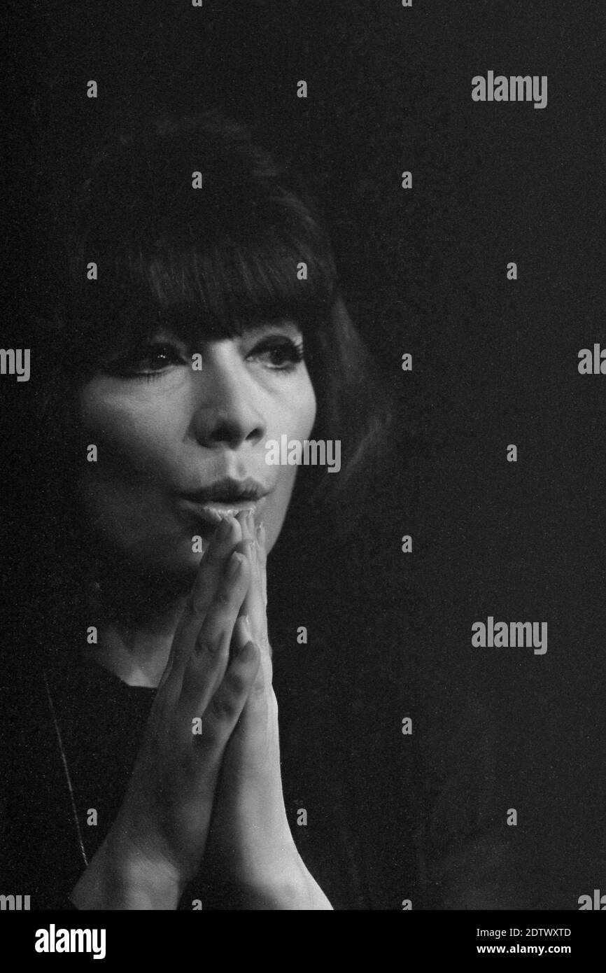 Juliette greco french actress singer Black and White Stock Photos ...