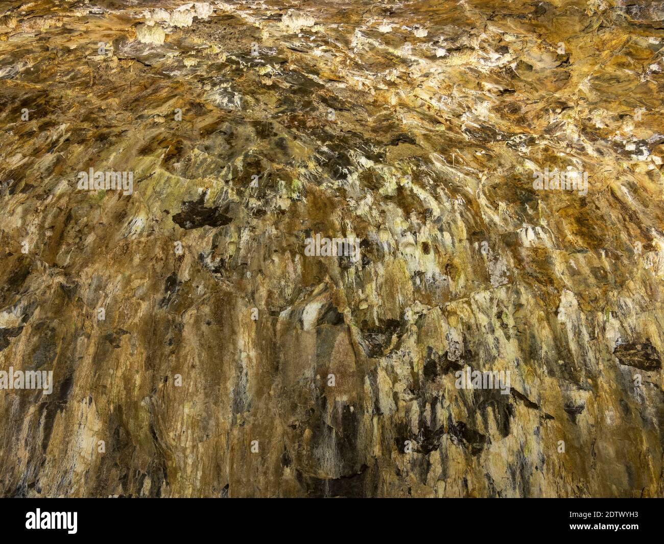 Algar do Carvao, a volcanic vent and landmark of the island, silicate ...