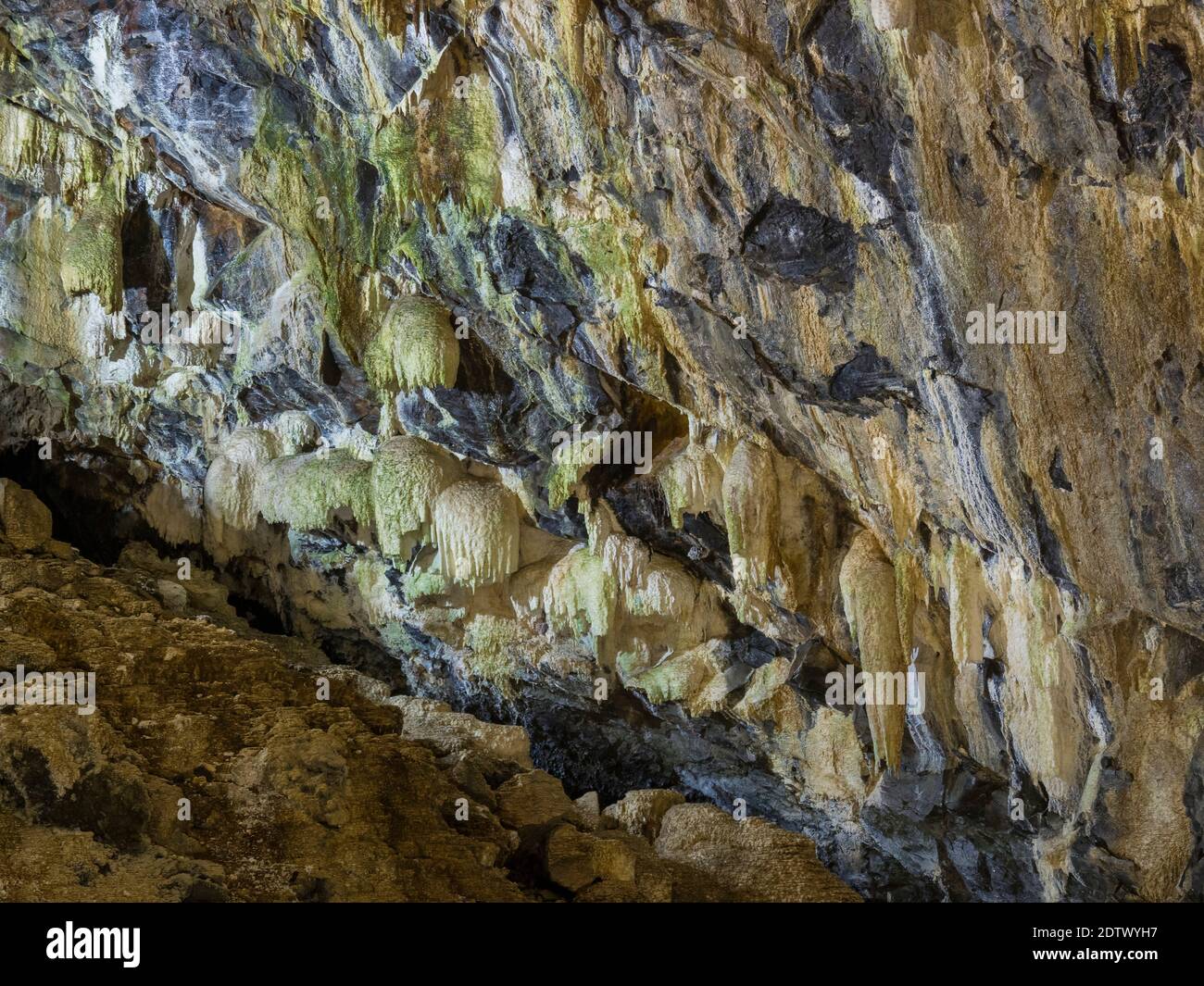 Algar do Carvao, a volcanic vent and landmark of the island, silicate ...