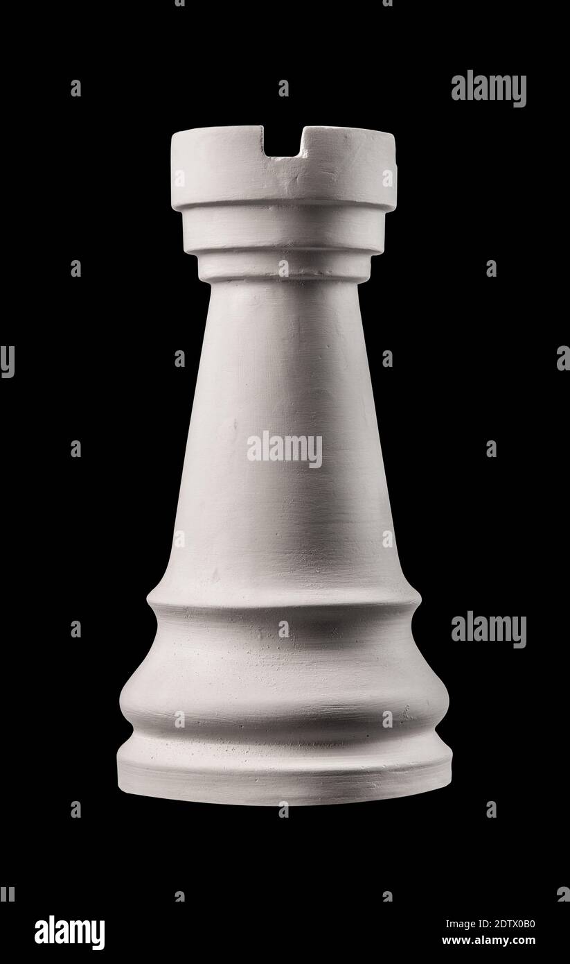 chess piece plaster on a white background Stock Photo - Alamy
