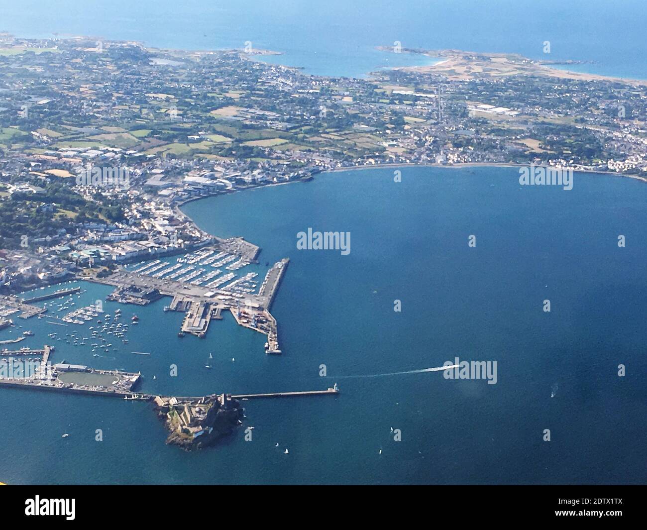 Guernsey aerial hi-res stock photography and images - Alamy