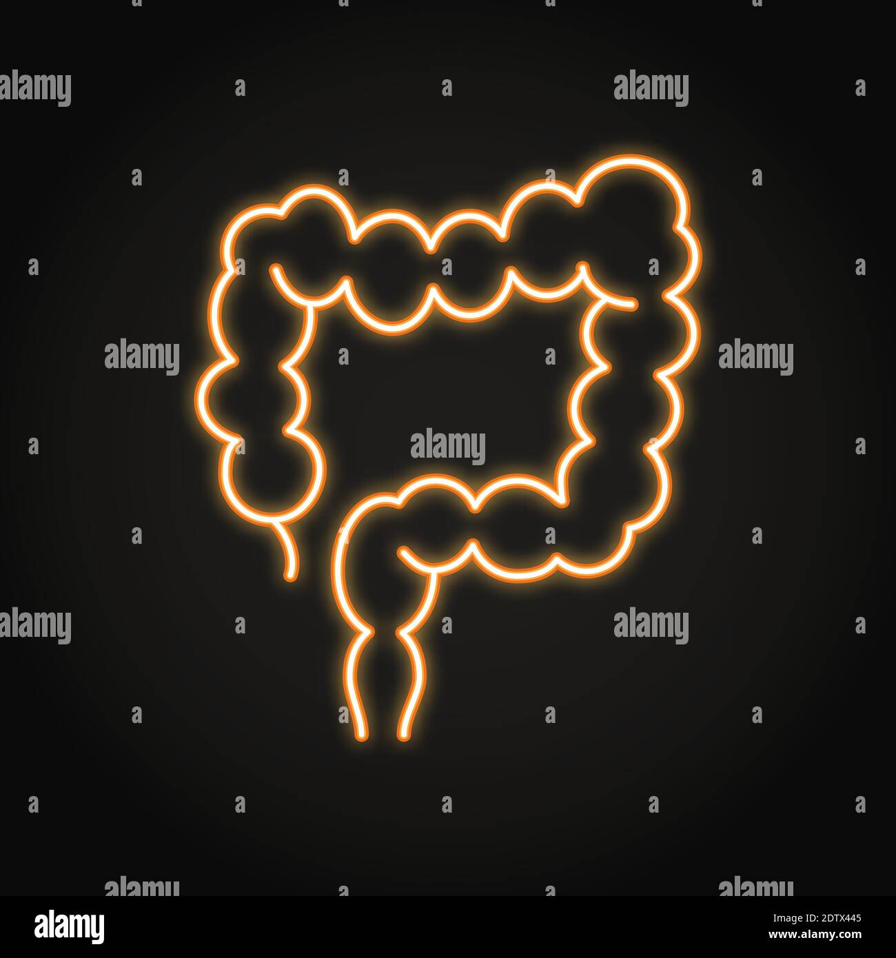 Large intestine icon hi-res stock photography and images - Alamy