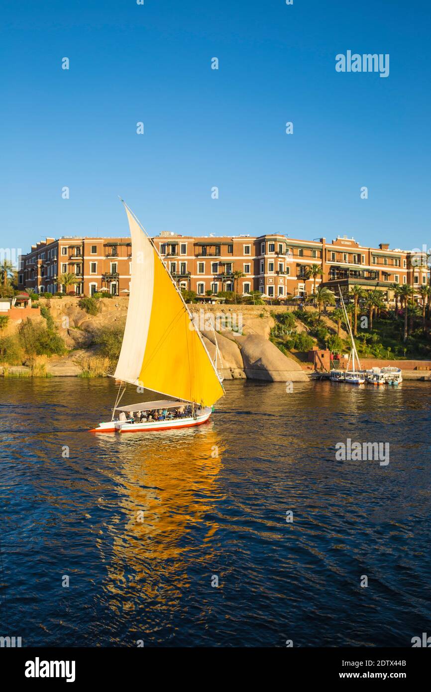 Egypt, Upper Egypt, Aswan, Old Cataract Hotel Stock Photo - Alamy